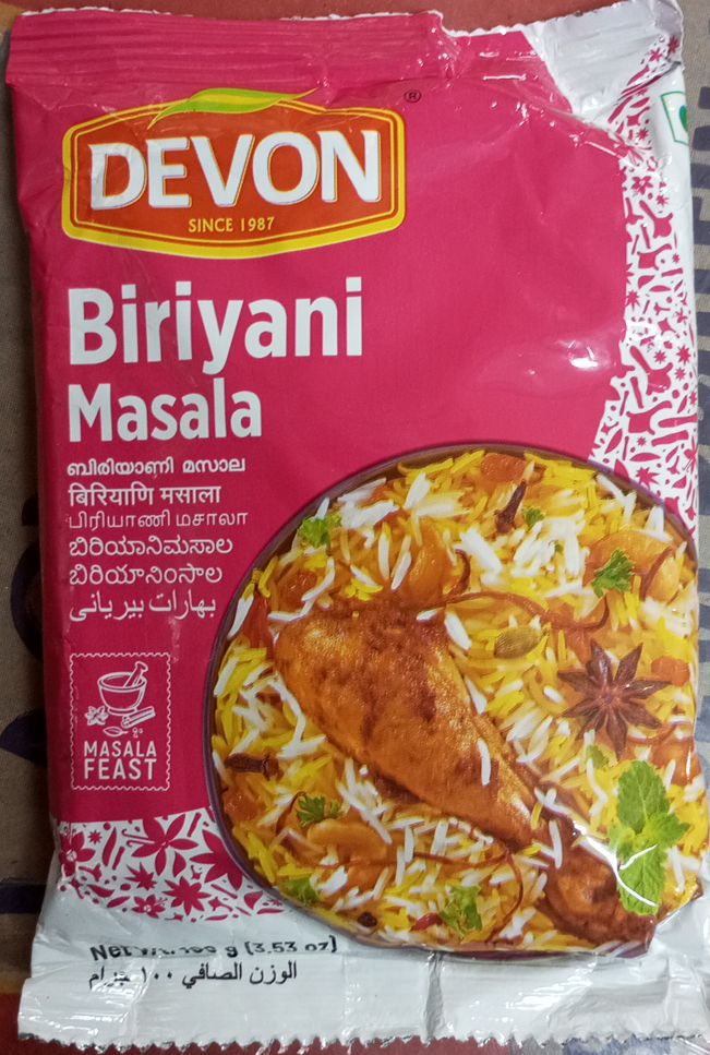 DEVON BIRIYANI MASALA 100gm – Fit